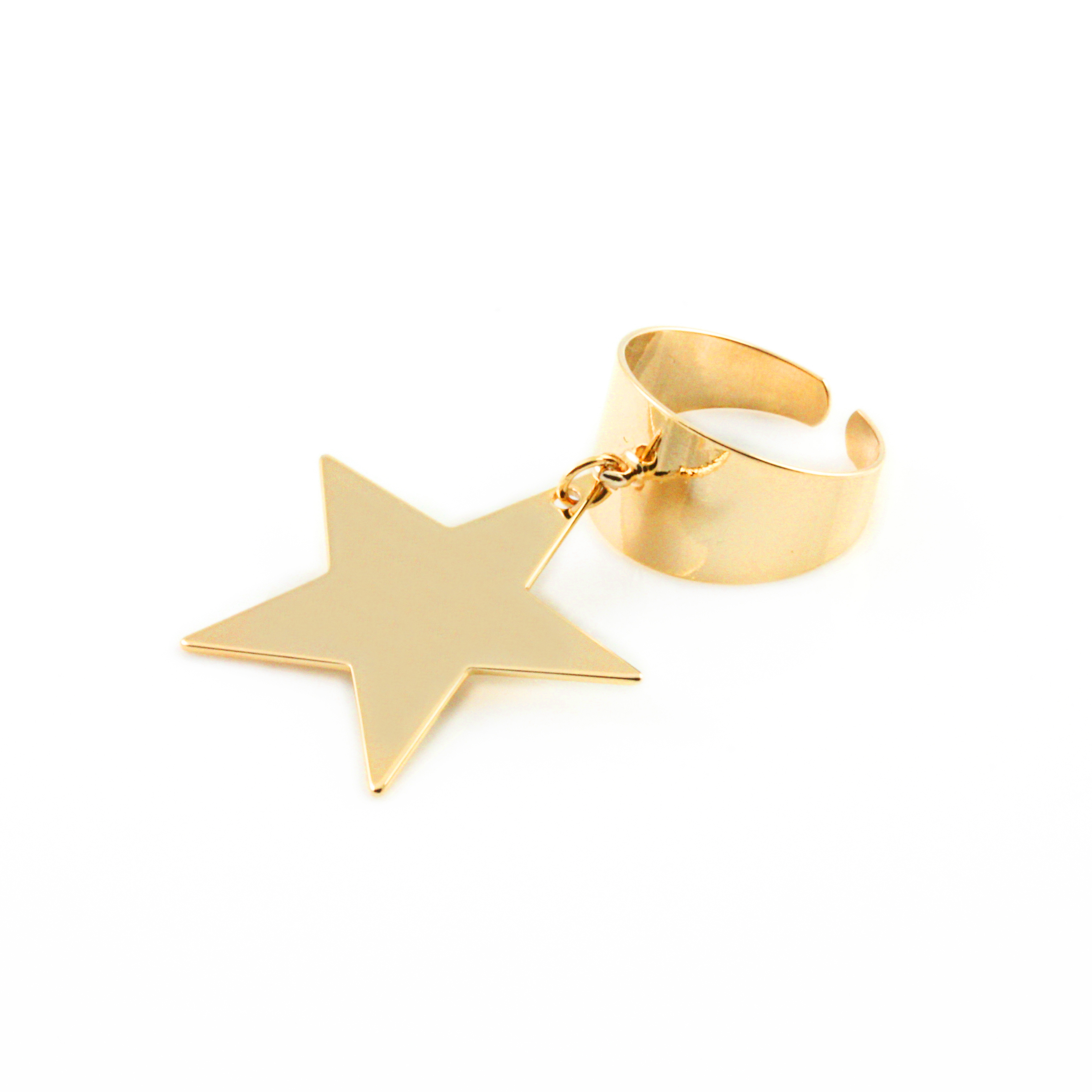 Ring mit Stern Anhänger Gold - MADELEINE ISSING